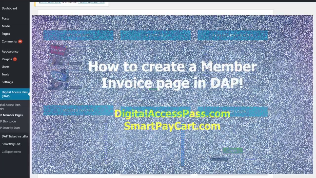 How to create a Member-Facing Invoice page in DAP! - YouTube