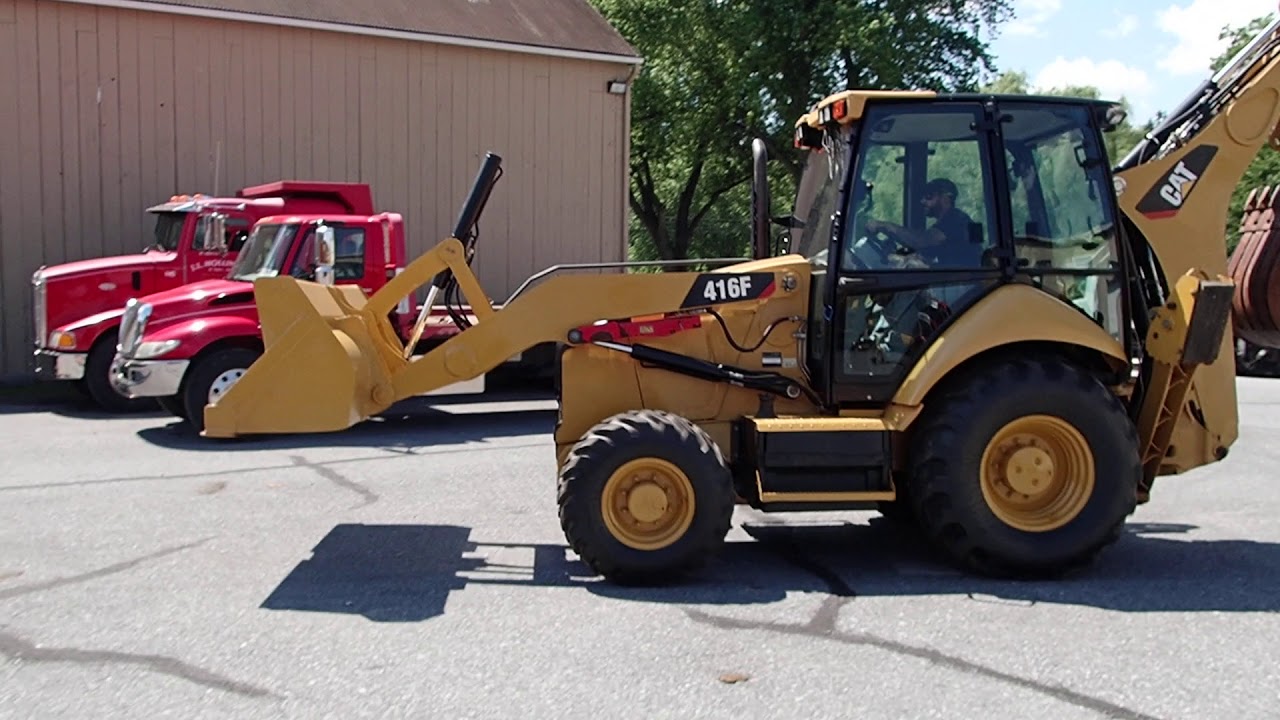 Cat 416F - YouTube