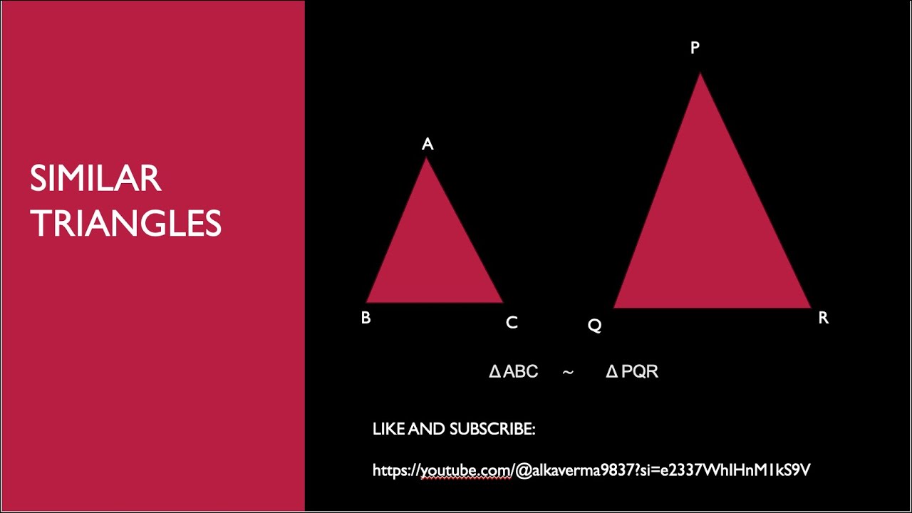 MATHS/CLASS 10/AA SIMILARITY THEOREM/PART-6 - YouTube