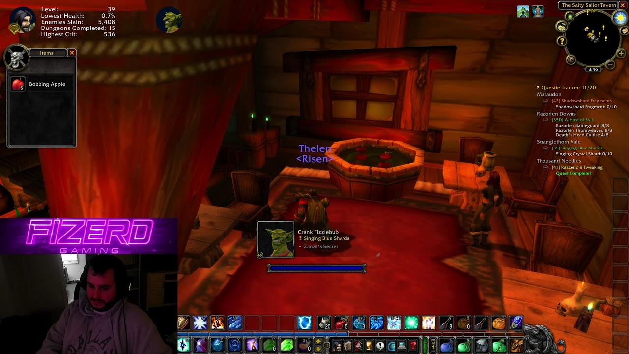 Classic WoW Ultra Hardcore - 36 mage - YouTube