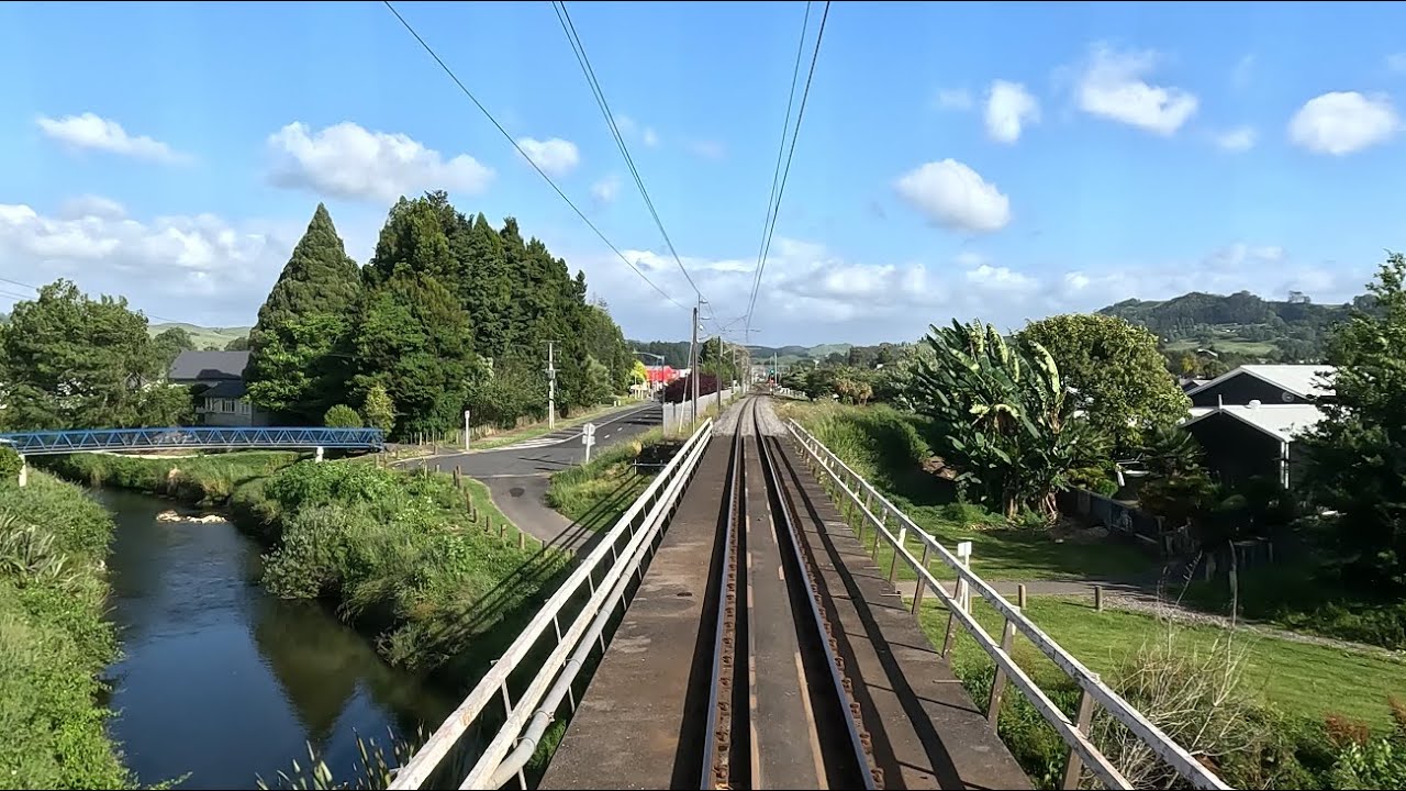 NZ Rail Cab View Real Time: Te Kuiti to Waimiha - YouTube