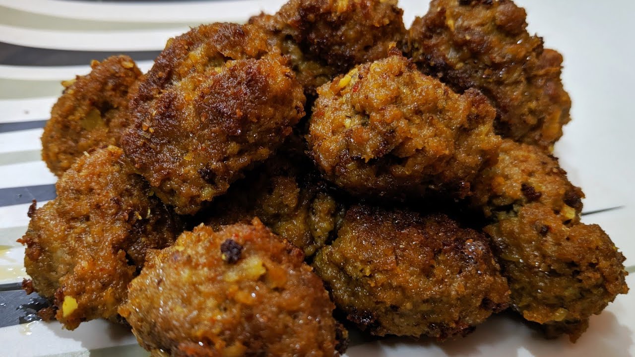 Rayalaseema style mutton kyma | keema balls - YouTube
