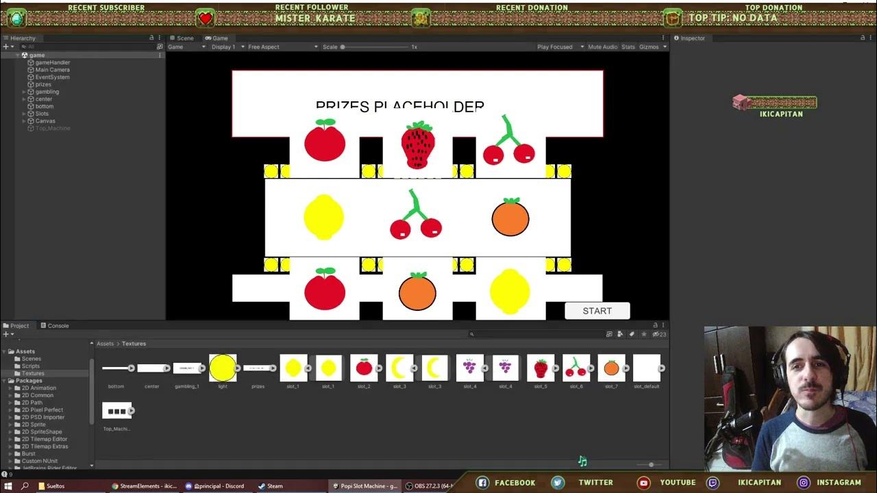 Making Casino Video Games (Gambling Games in Unity) 🎰 Slot Machine ...