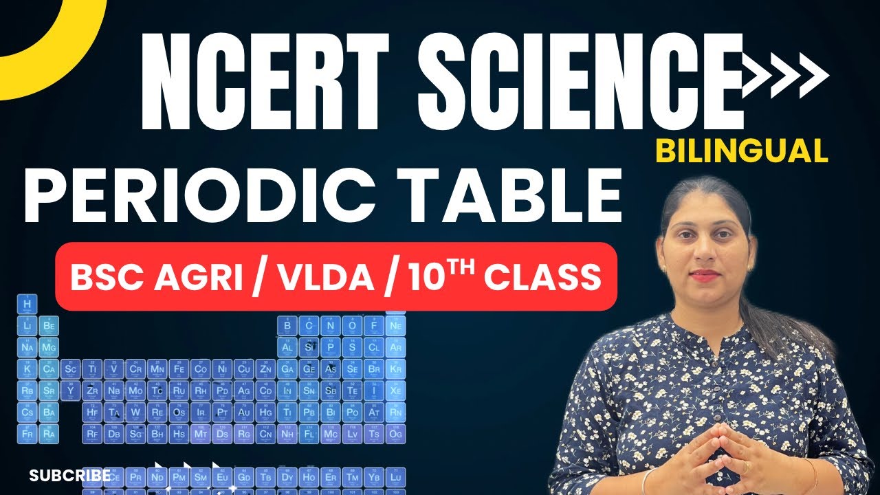 Periodic table ncert science 10th class | NCERT science #ncertscience # ...