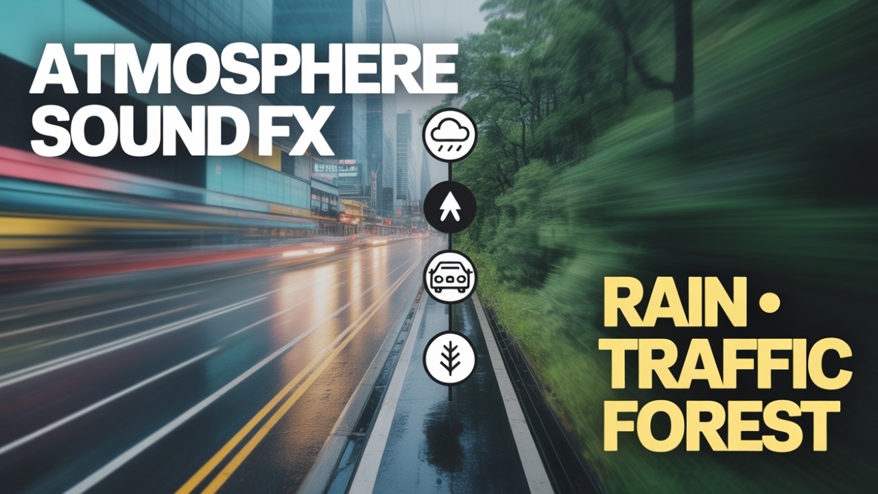 Ultimate Atmosphere Sound FX | Rain, Traffic, City Horns for Relaxing ...