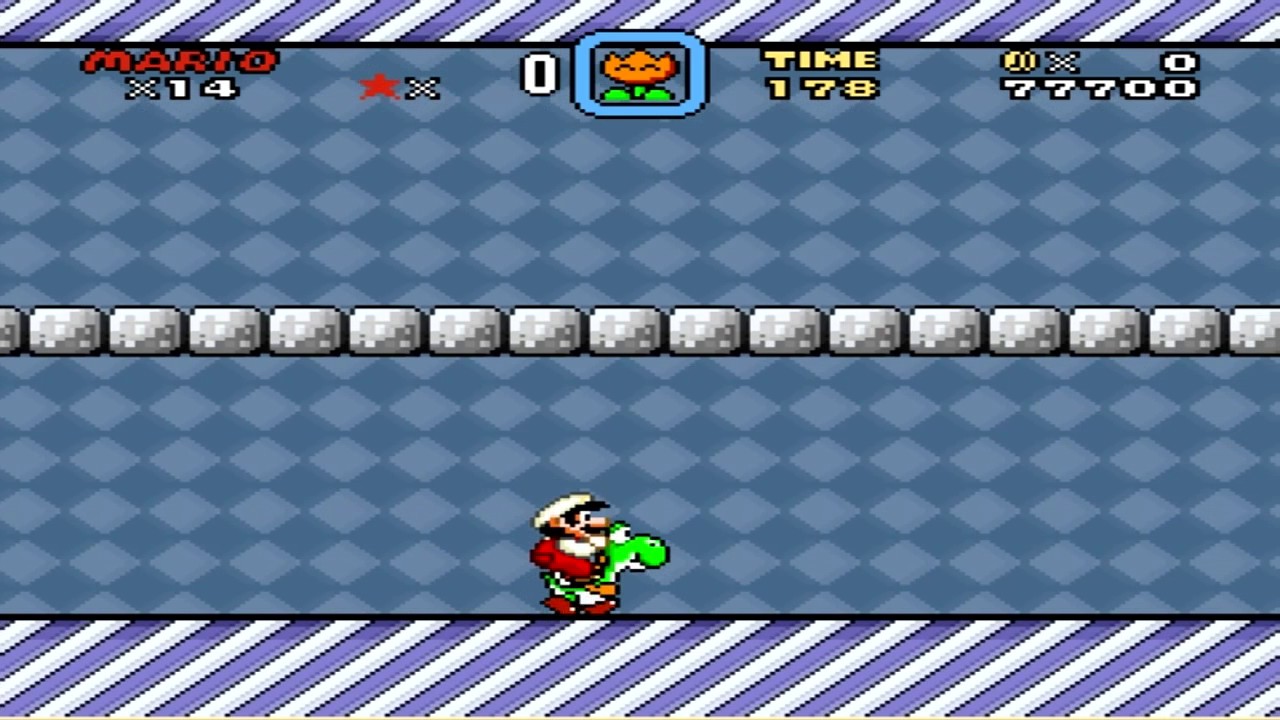 Super Mario World (SNES) The Yellow Switch Palace - YouTube