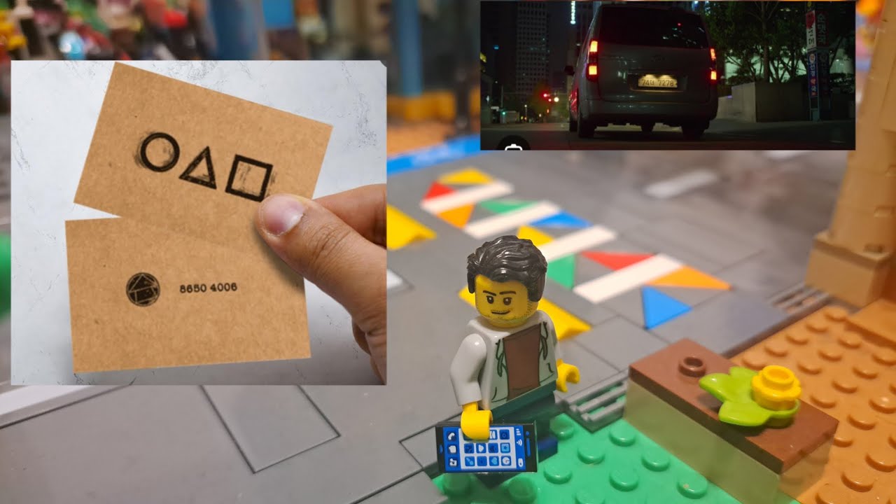 Lego Squid Game (Car scene) part.2 #lego #legosquidgame #squidgame # ...