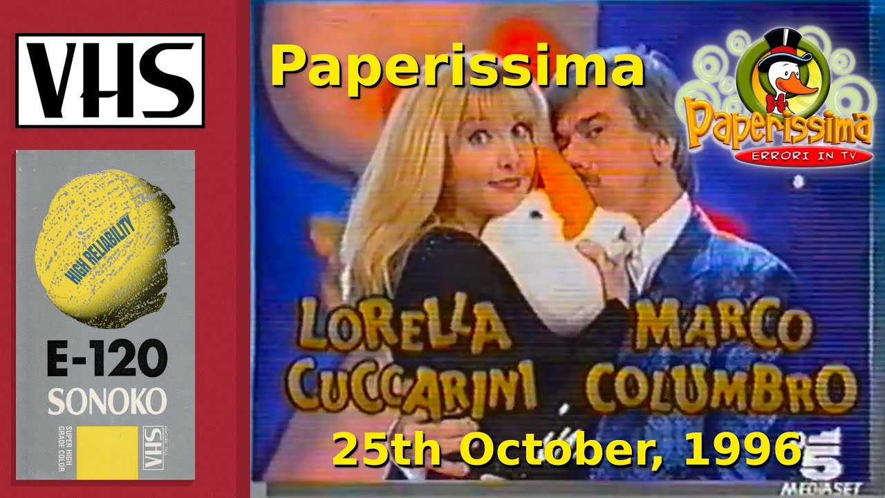 Paperissima (25th October 1996) - YouTube