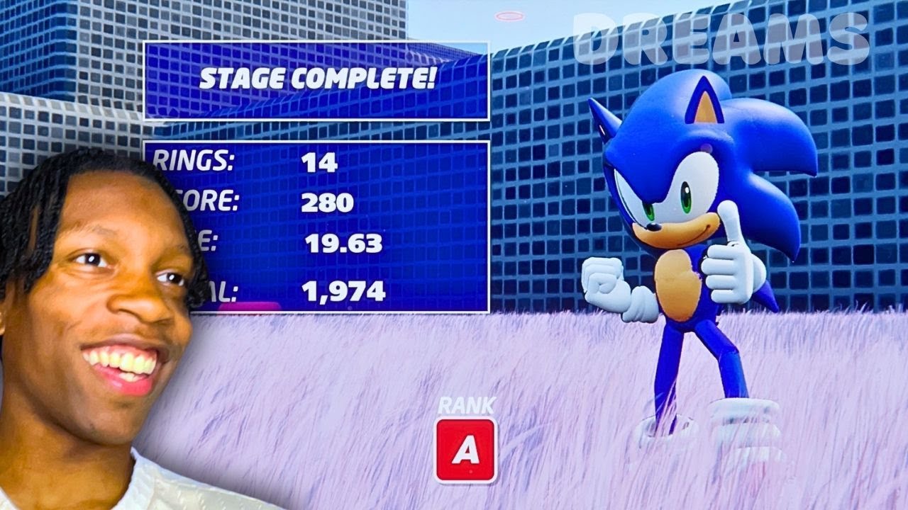 SONIC'S BACK!! THIS GAME IS TOO CLEAN - Sonic Adventure REVIVED [Dreams ...
