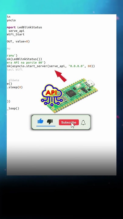 Metoda Start Server w bibliotece asyncio w Raspberry Pi Pico i microPython #api #raspberrypi # ...