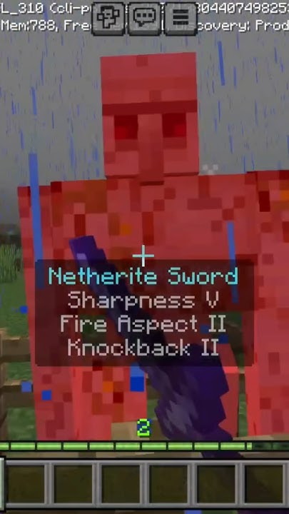 minecraft smite vs sharpness which one is better?🤓🤓🤓 #minecraft# ...