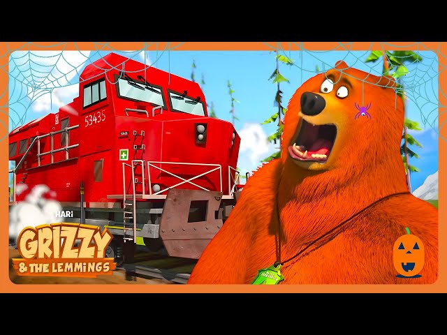 OUT OF CONTROL TRAIN! 🚂😨| Grizzy & The Lemmings | WildBrain Kids ...