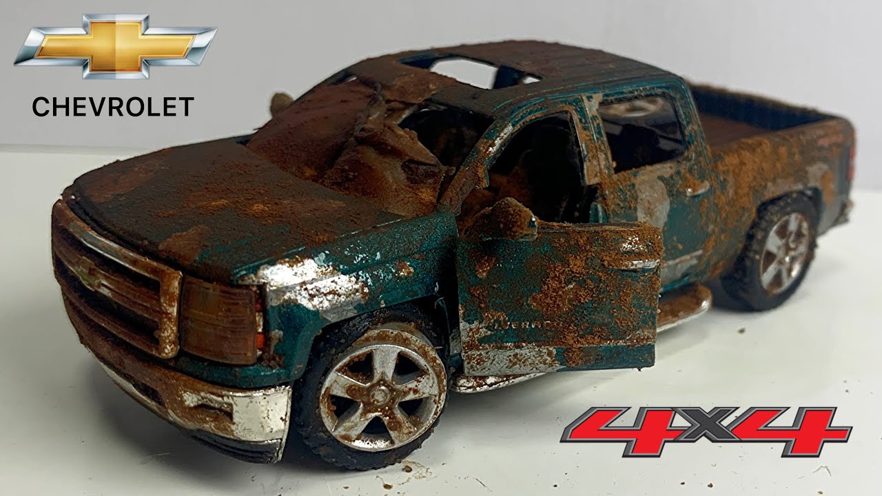 Restoration of a Chevrolet pickup 4x4 | Restored an old toy car - YouTube