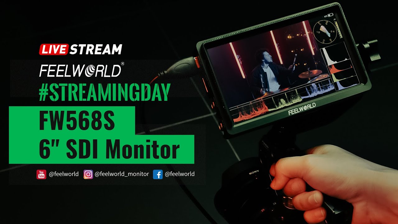 Introducing New Release FEELWORLD FW568S Field Monitor - YouTube
