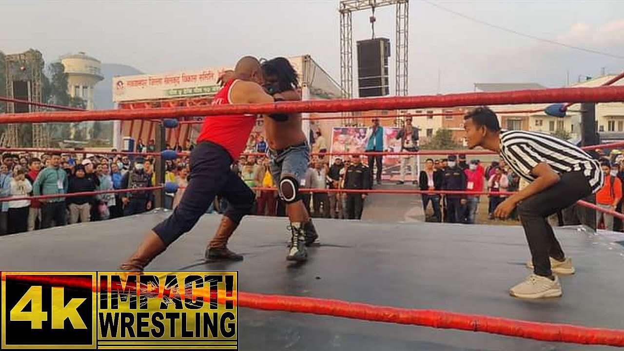 4k_Impact_Wrestling| Full_match| Ajingar_Vs_Rk_Das | Uwenepal Present ...