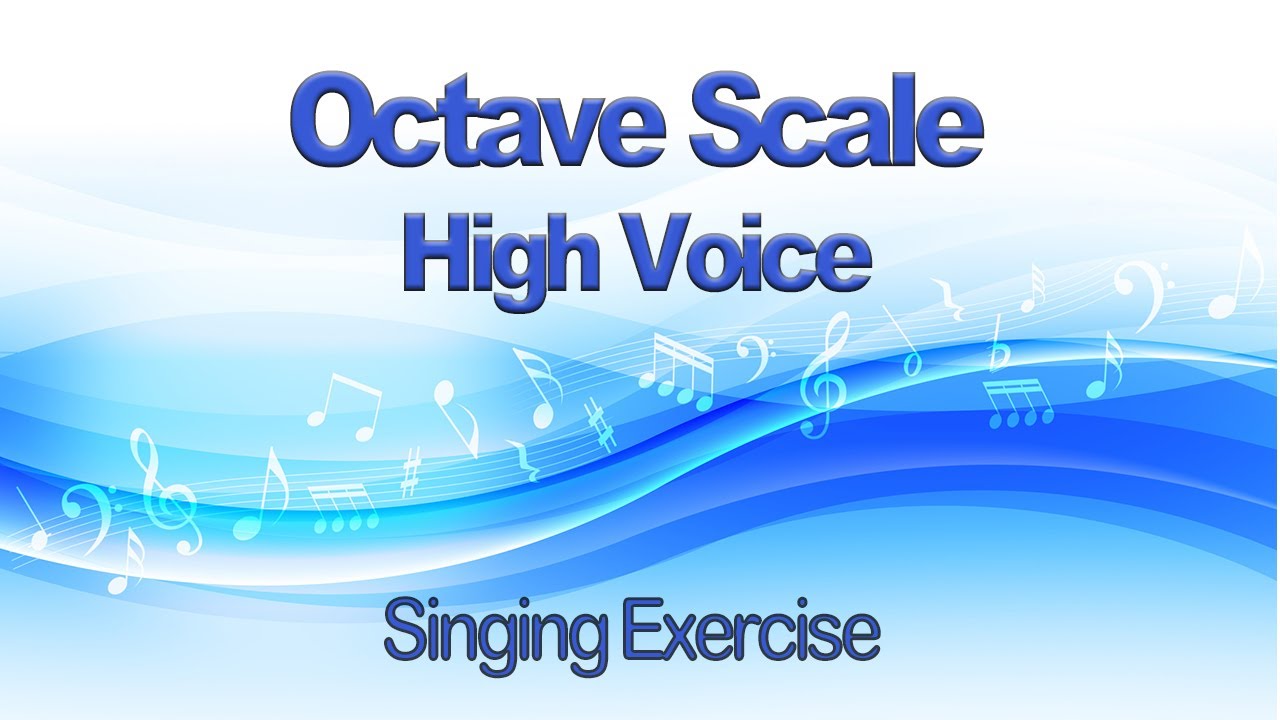Octave Scale Singing Exercise for Soprano or Tenor Voice. Easy 1 min ...