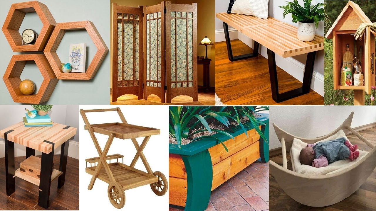 Contemporary woodworking project ideas Stylish wood furniture ideas ...