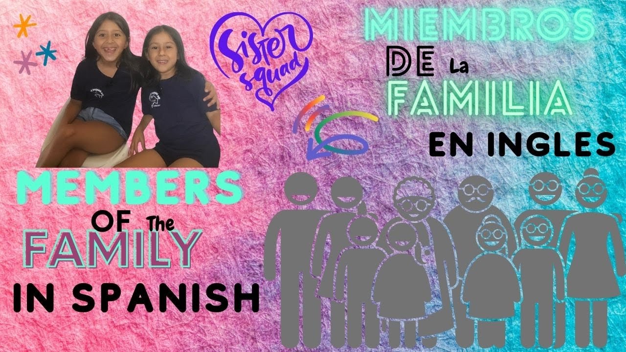 How to pronounce the members of the Family in Spanish/Como se dice los ...