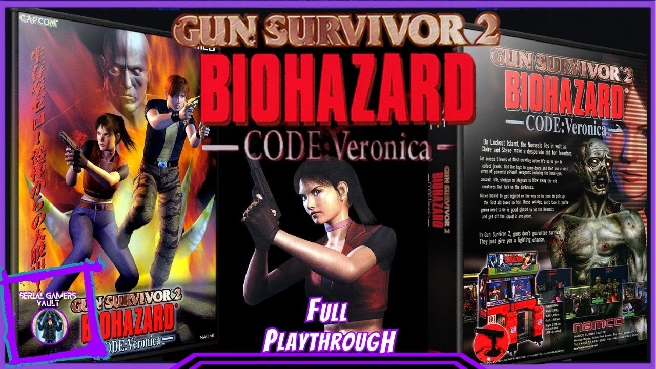 Resident Evil Survivor 2 - Code Veronica | Handgun Only Arcade Mode ...