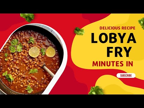 delicious lobya fry recipe . || lobya fry step by step guide || fry in ...