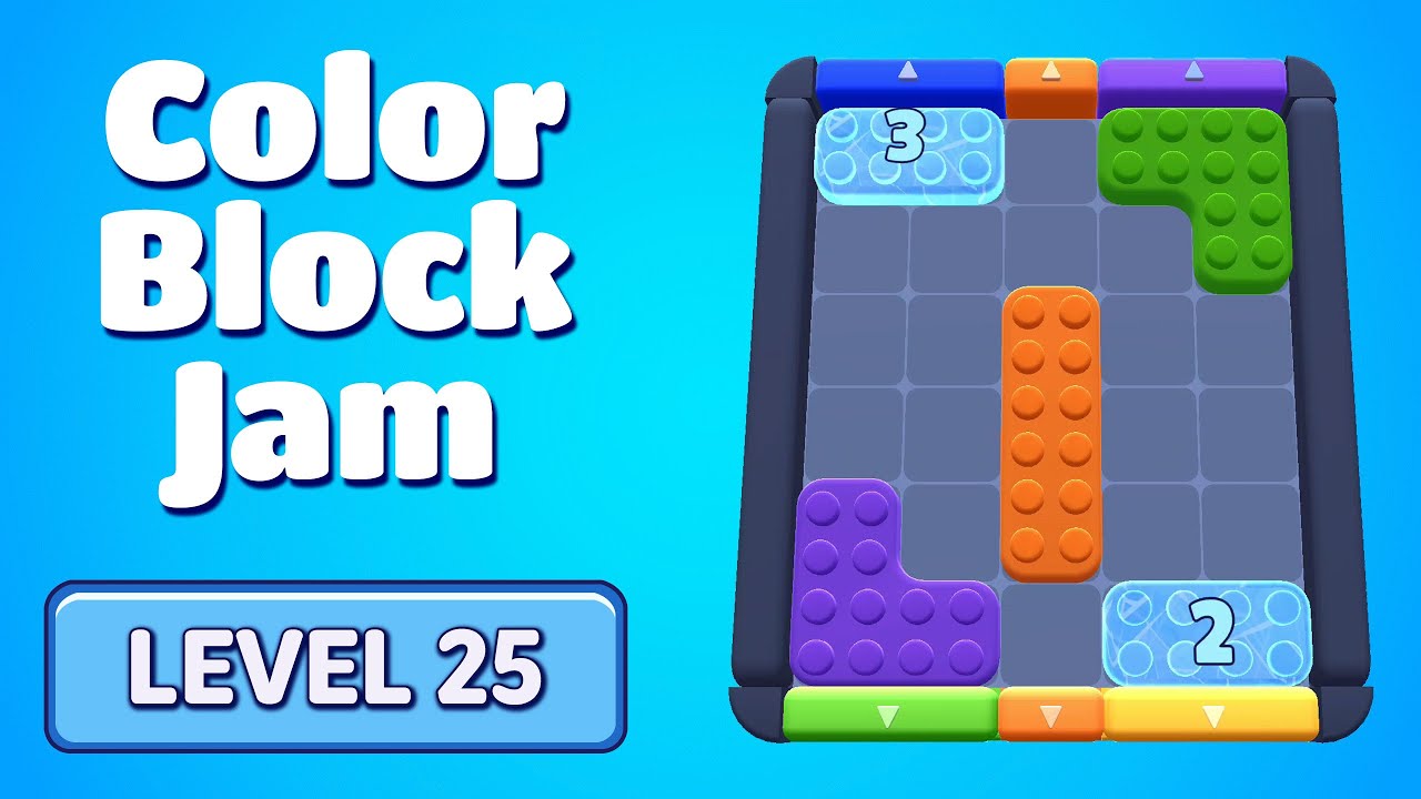 Color Block Jam Level 25 Solution Walkthrough - YouTube