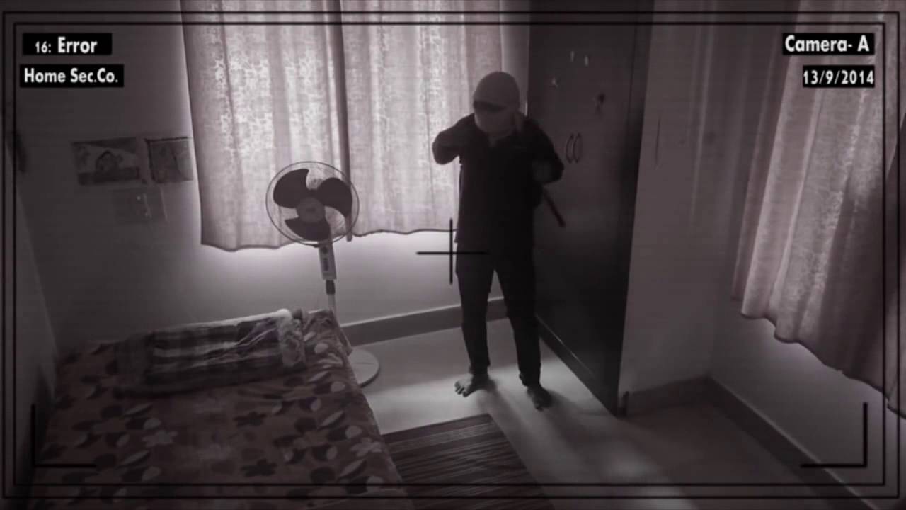 scary ghost protects old house from robber! - YouTube