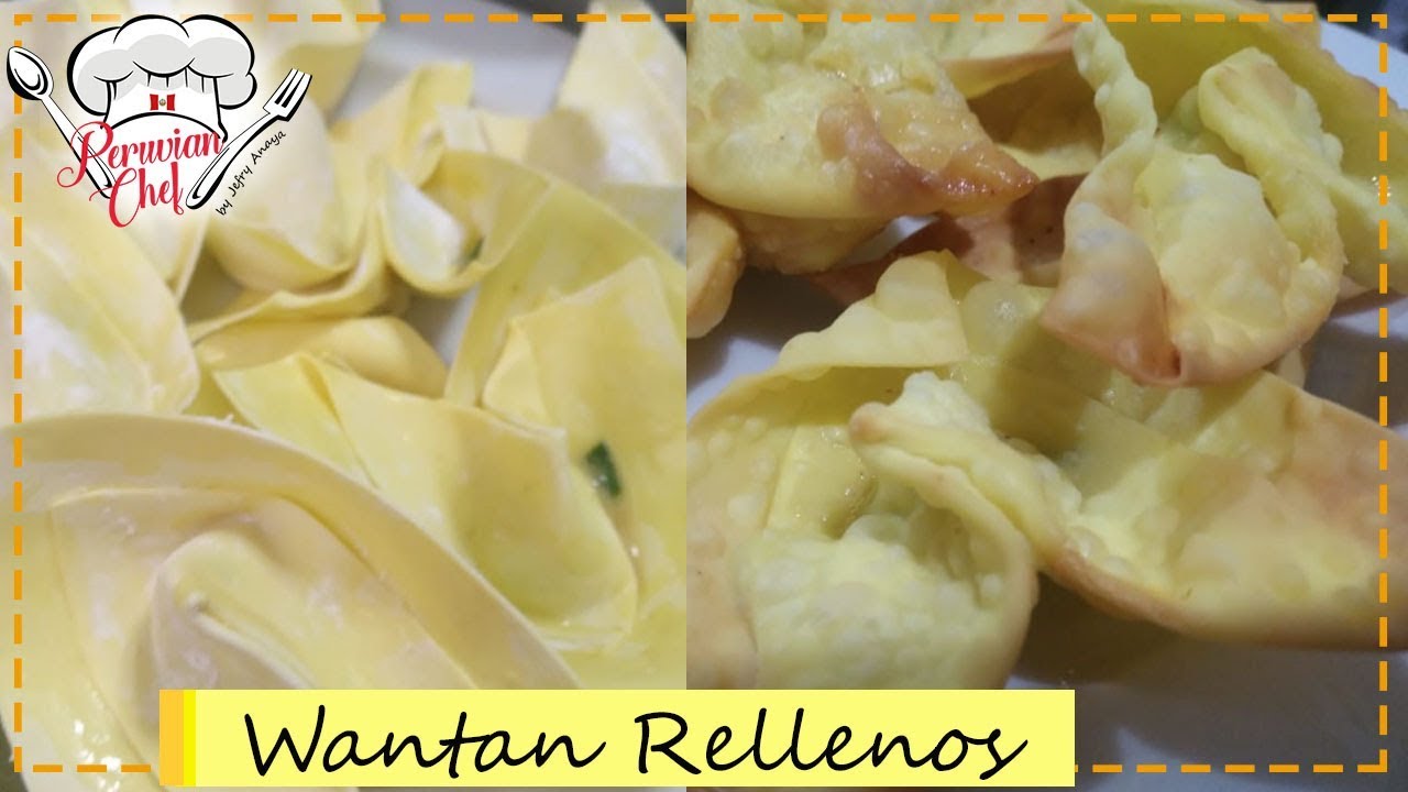 PeruvianChef || Cocina Peruana || Wantan Frito - YouTube