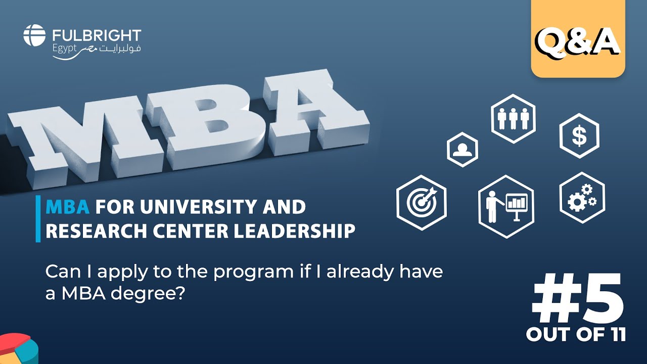 5- Can I apply to the program if I already have a MBA degree? - YouTube