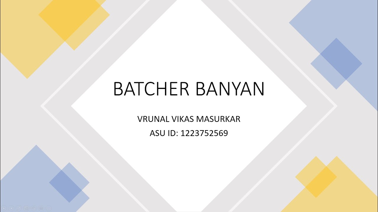 Batcher Banyan Network Explained - YouTube