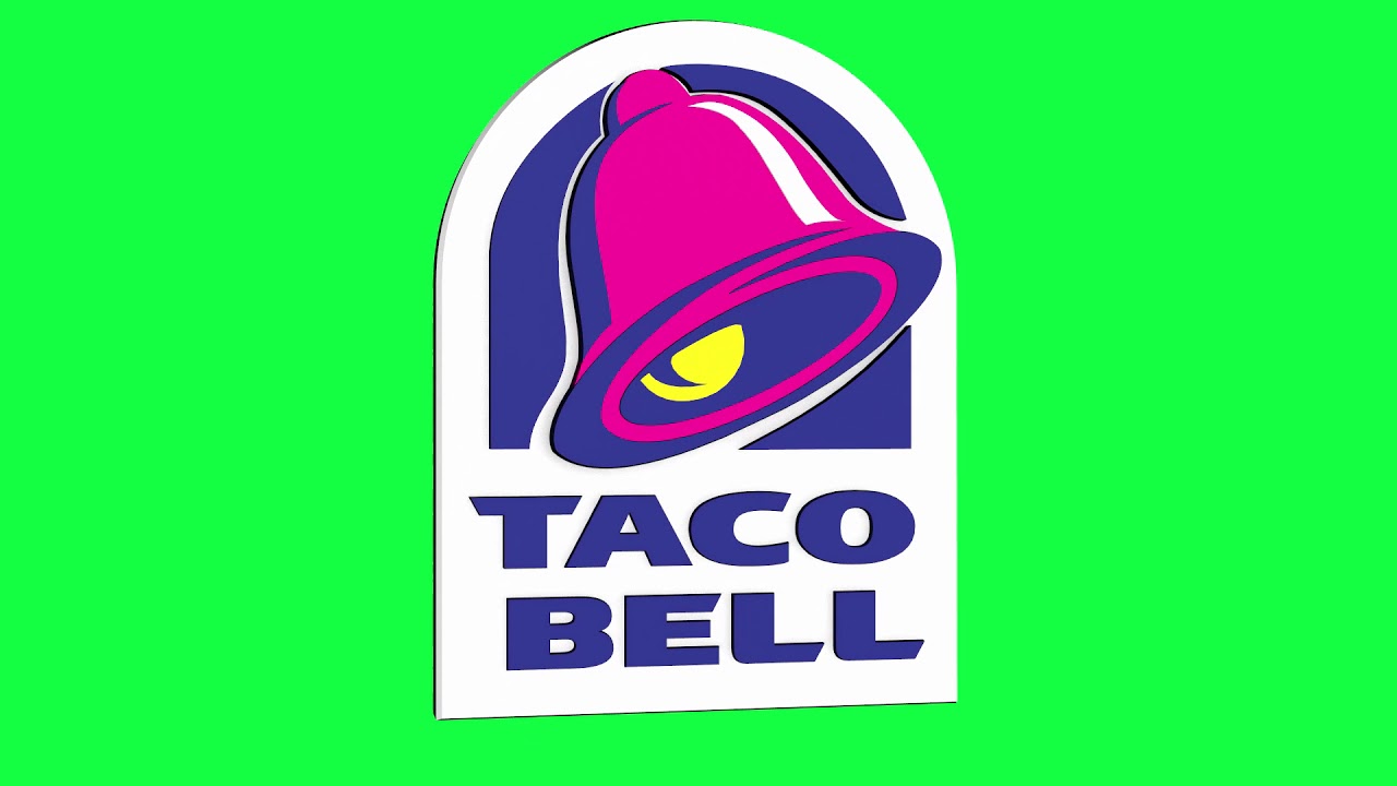 Taco Bell Green Screen Logo Loop Chroma Animation - YouTube