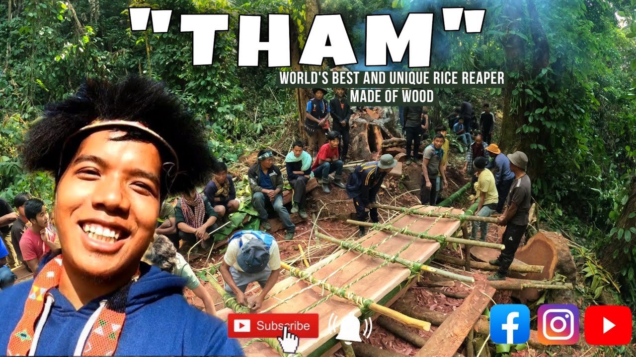 THAM | world's best and unique Rice Reaper made of wood | wancho ...