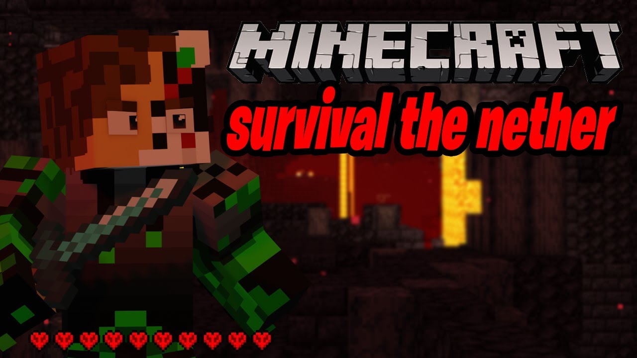 minecraft but i am stuck in the NETHER! - YouTube