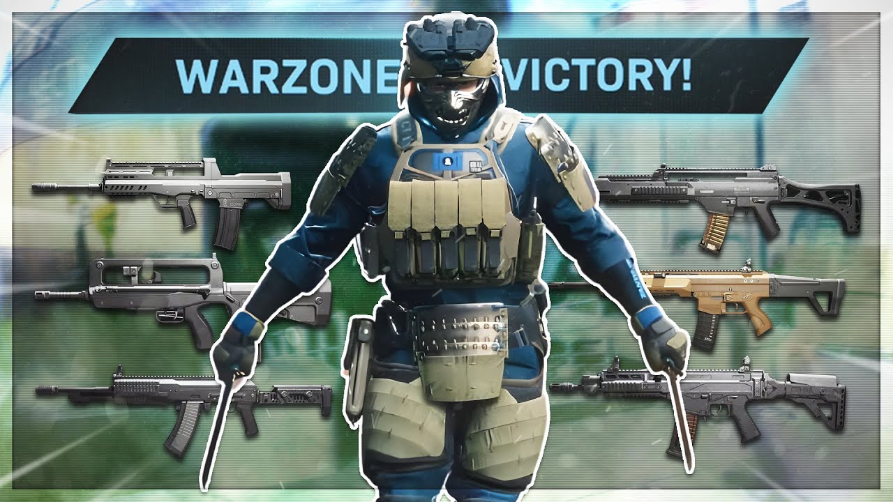 WIN WITH EVERY MW3 AR IN WARZONE!!! - YouTube