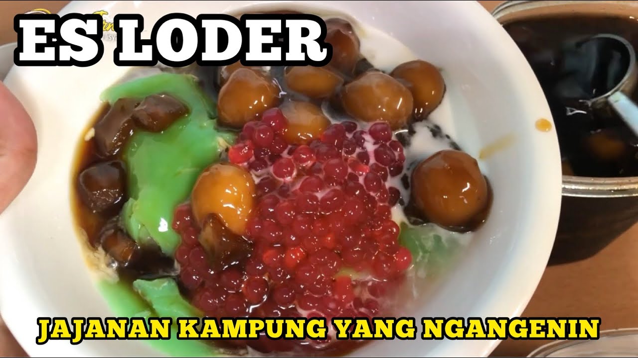 Cara Membuat ES LODER, Jajanan Jadul Yang Laris Manis Sampai Sekarang‼️ ...
