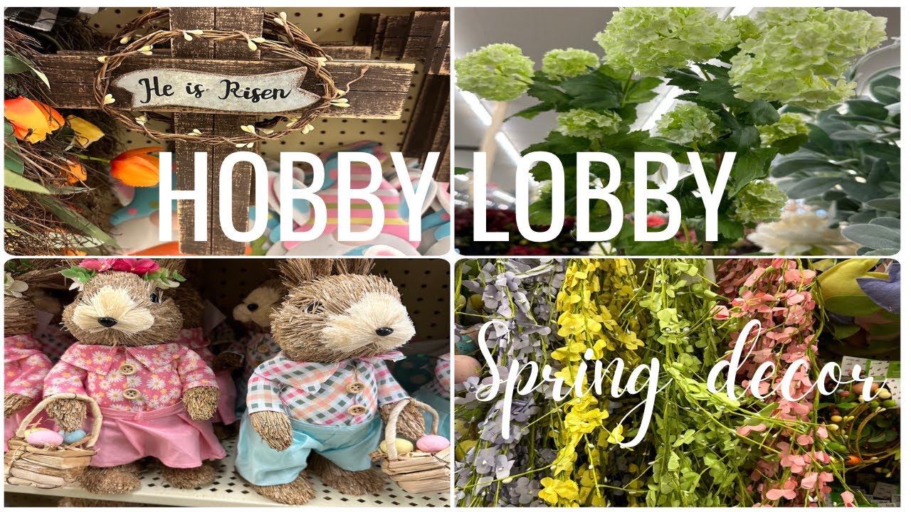 *NEW* HOBBY LOBBY SPRING DECOR 2023 #hobbylobby #shopping #shopwithme ...