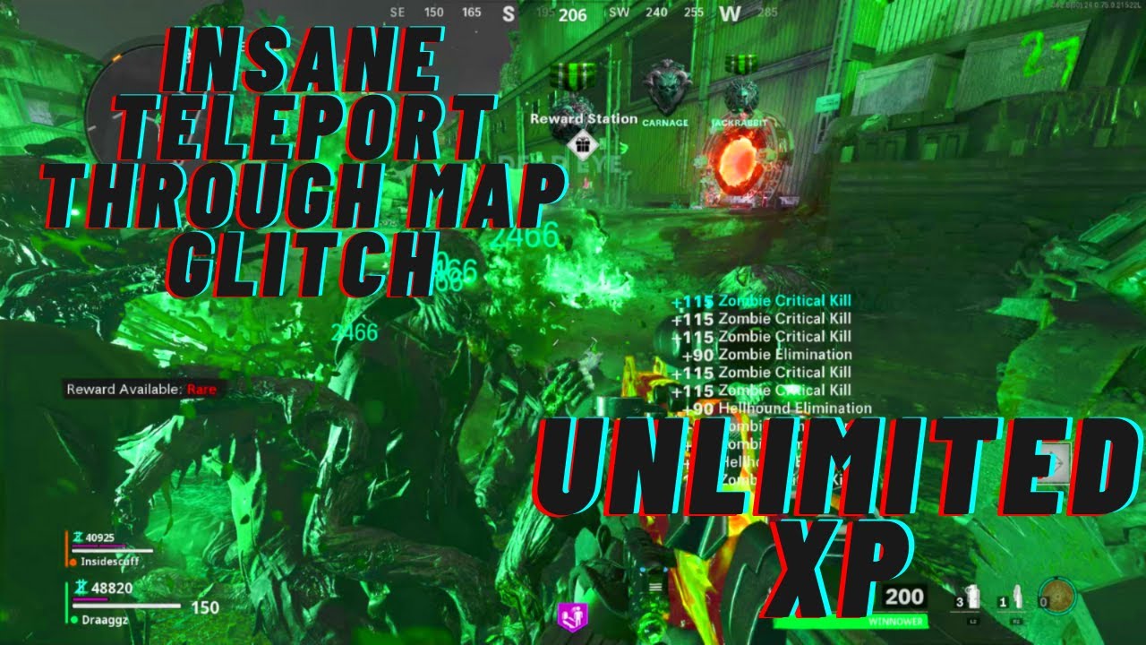Cold war zombies glitch: INSANE Teleport through map zombies glitch ...