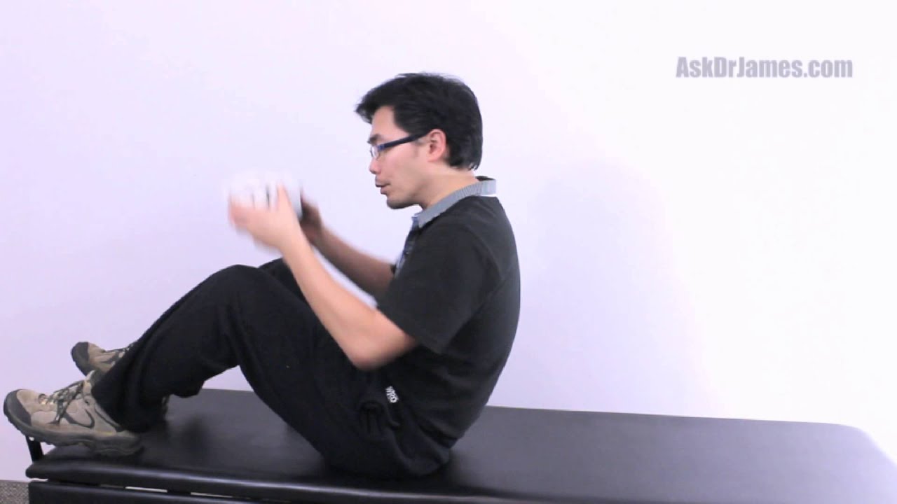 Towel Molding Exercise For Neck and Lower Back - YouTube