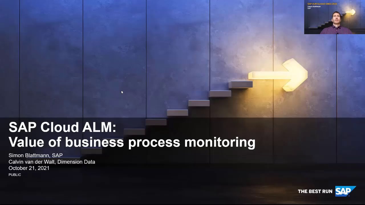 SAP ALM Summit EMEA 2021 - SAP Cloud ALM: Value of business process ...