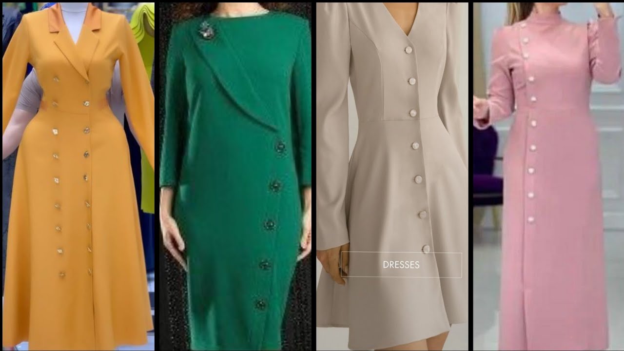 Excellent amazing beautiful office skater frocks outfits dresses ...