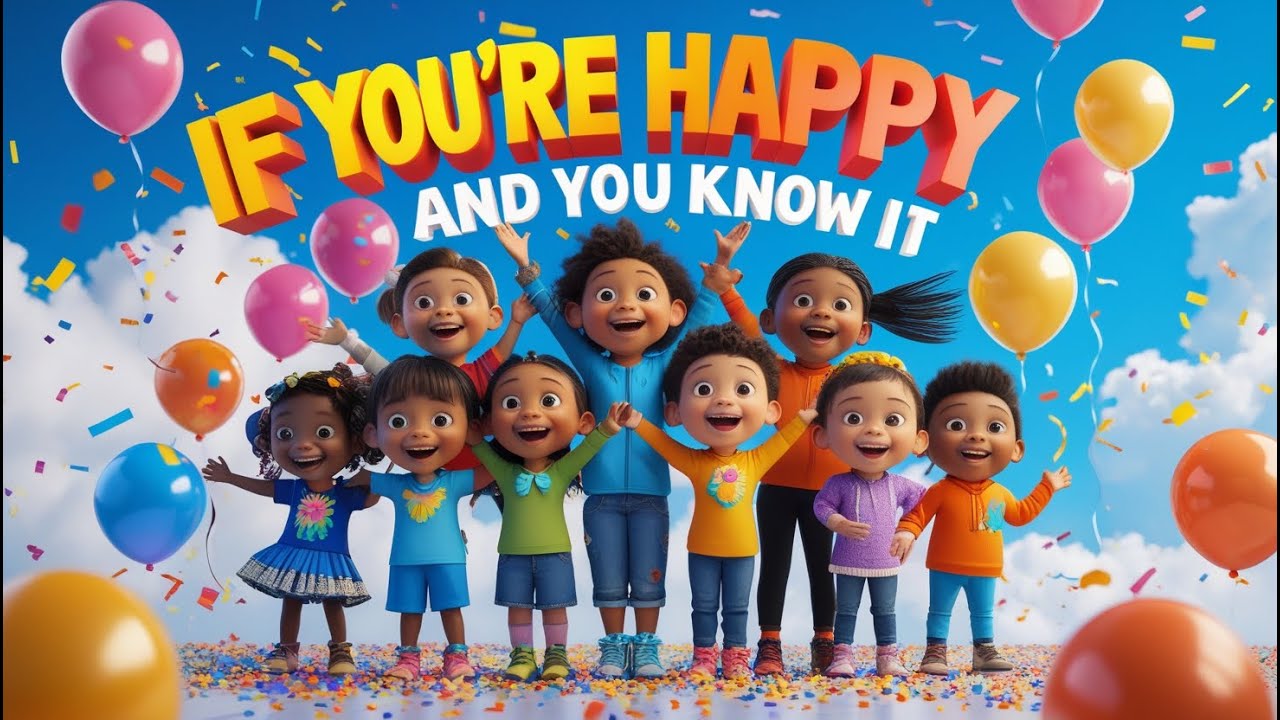 If You Happy And You Know It 🎶 Popular Nursery Rhymes Compilation | Fun ...