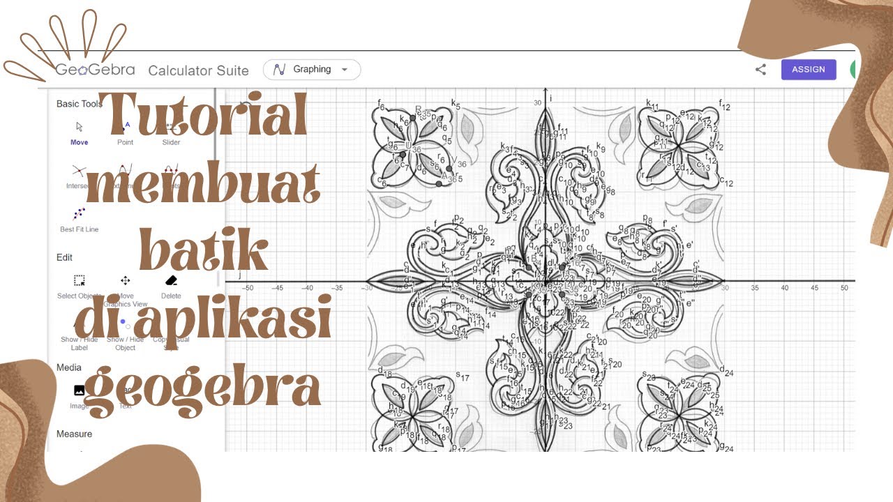 Tutorial Membuat Desain Batik Menggunakan Aplikasi Geogebra - Batik Trilam - Mapel Matematika ...