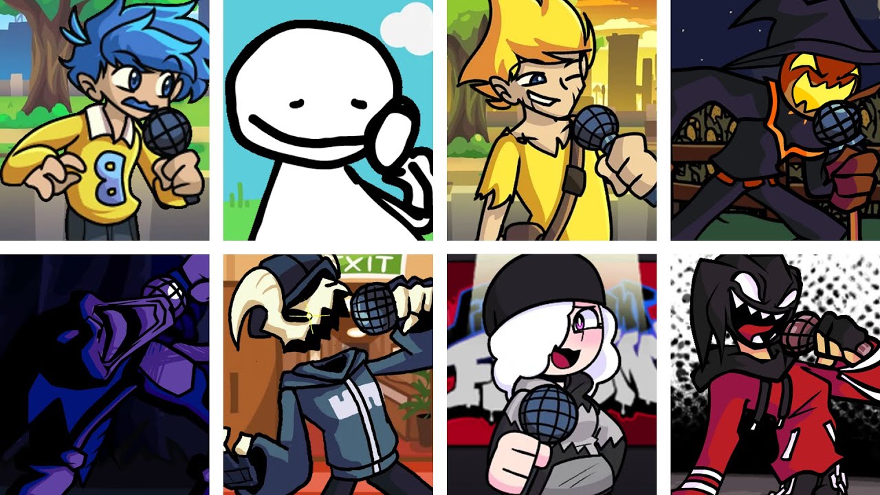 Copy Cat But Every Turn A Different Character Sings It! (FNF Copy Cat ...