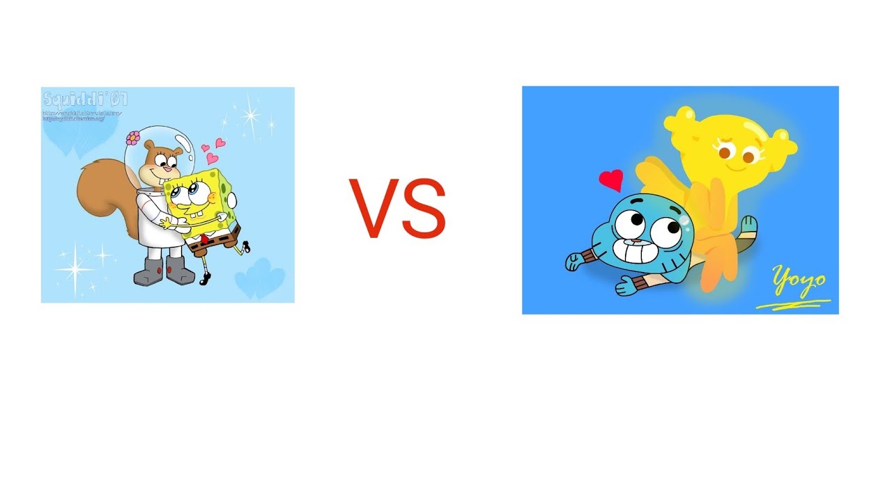 mugen spongebob & sandy vs gumball & penny - YouTube