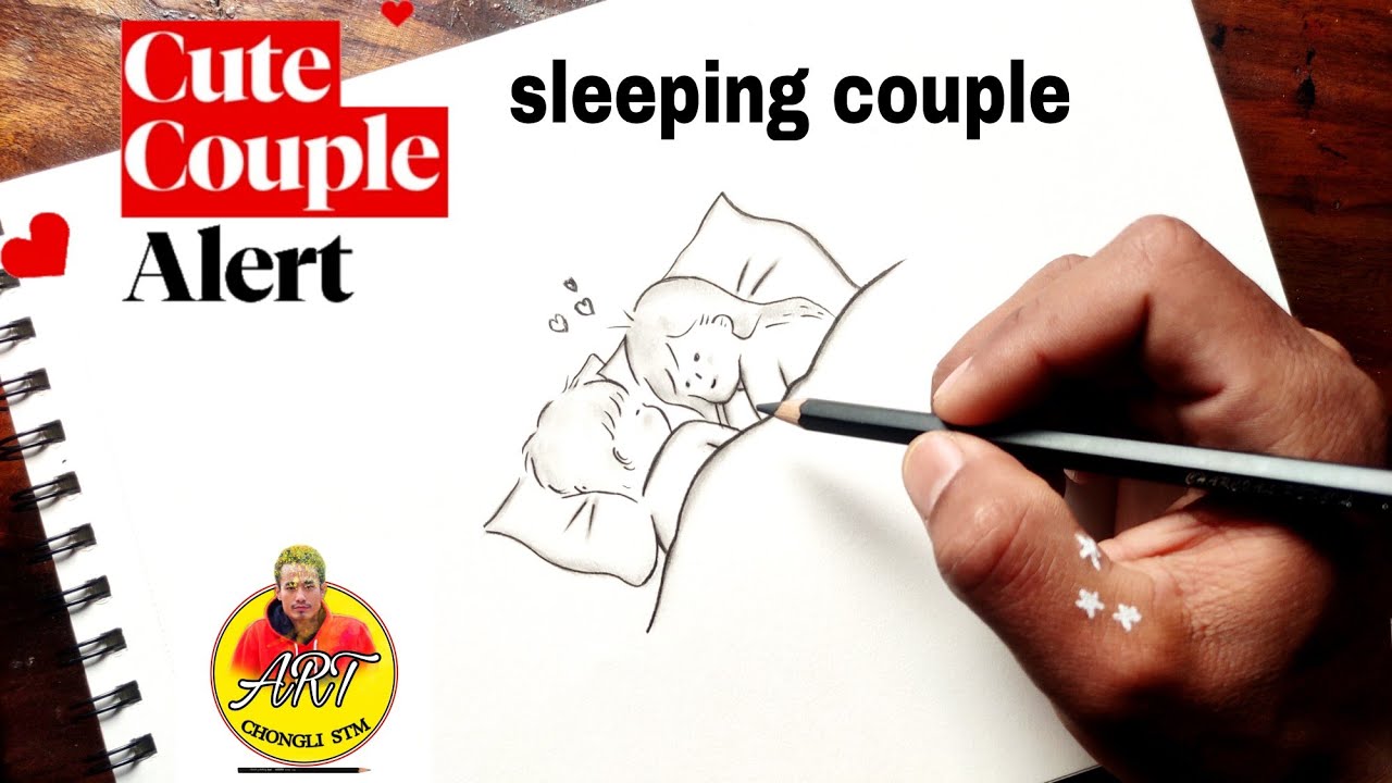 how to draw a Sleeping couple /drawing easy/ - YouTube