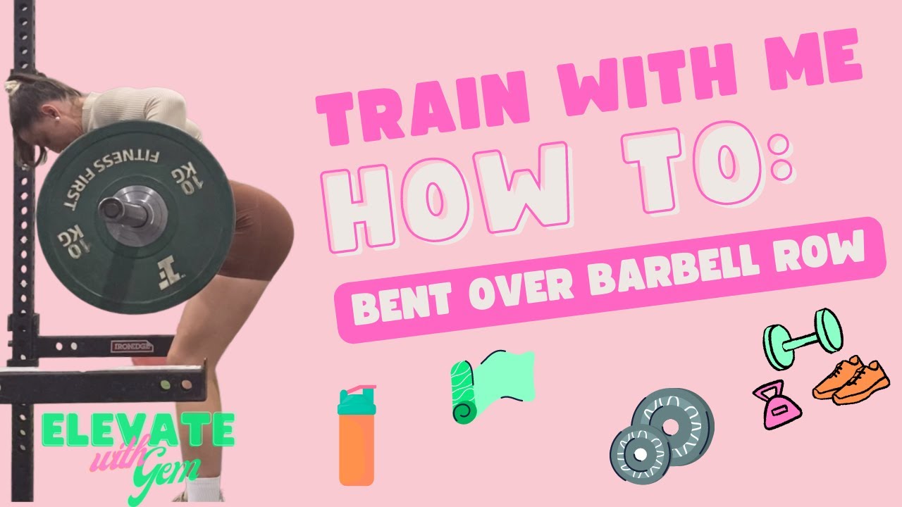 TRAIN WITH ME - How to: Bent Over Barbell Row (from rack) - EXERCISE ...