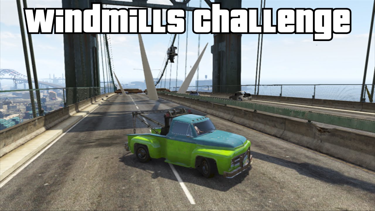 GTA 5 Online - Windmill Challenge #1 (Fun Modded Race) - YouTube