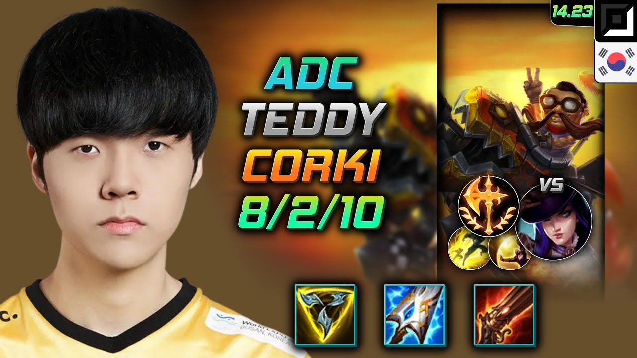 Corki Adc Build Teddy Trinity Force Conqueror - LOL KR Challenger Patch ...