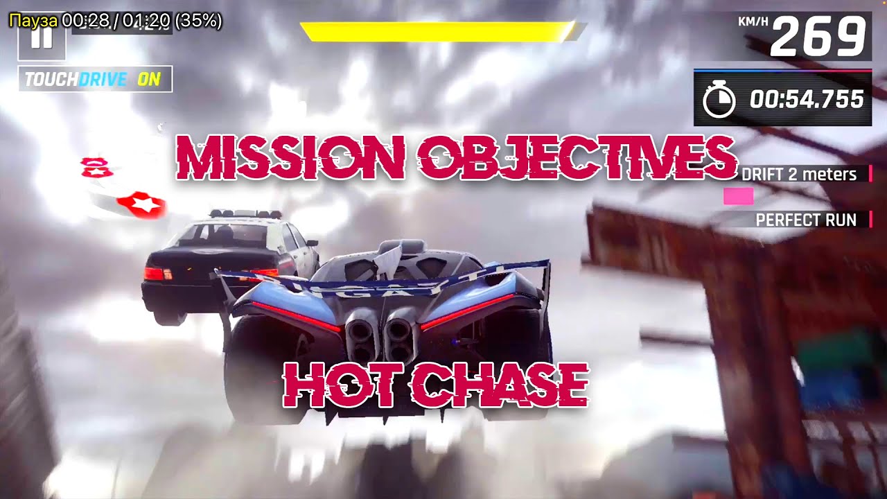 Mission objectives Asphalt 9. Hot chase - YouTube