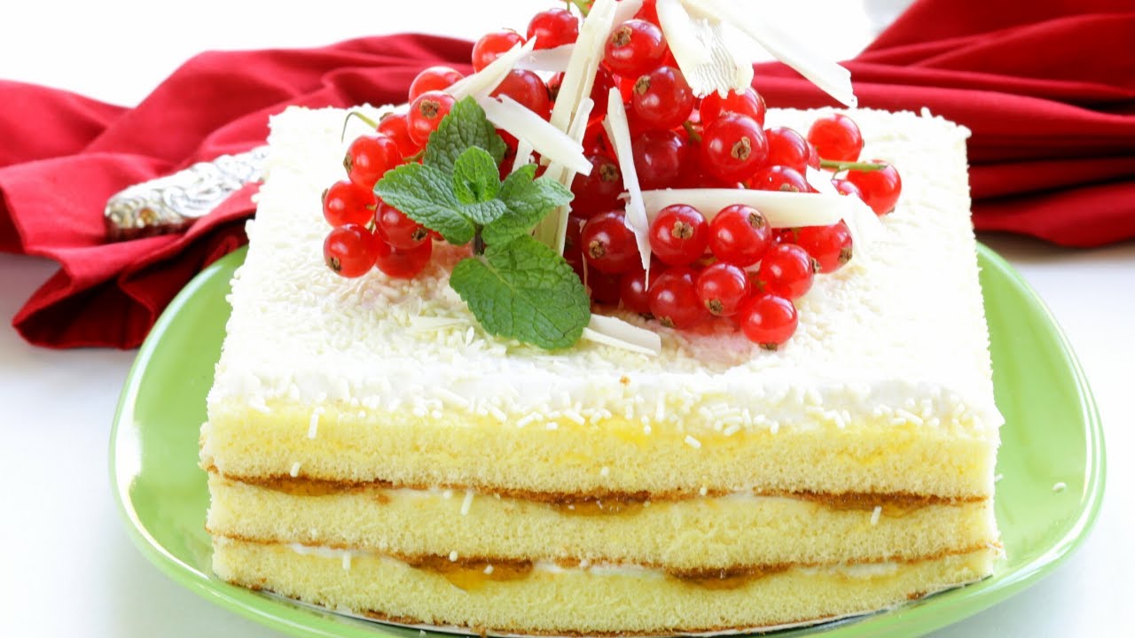 How To Make An Easy American Sponge Cake - YouTube