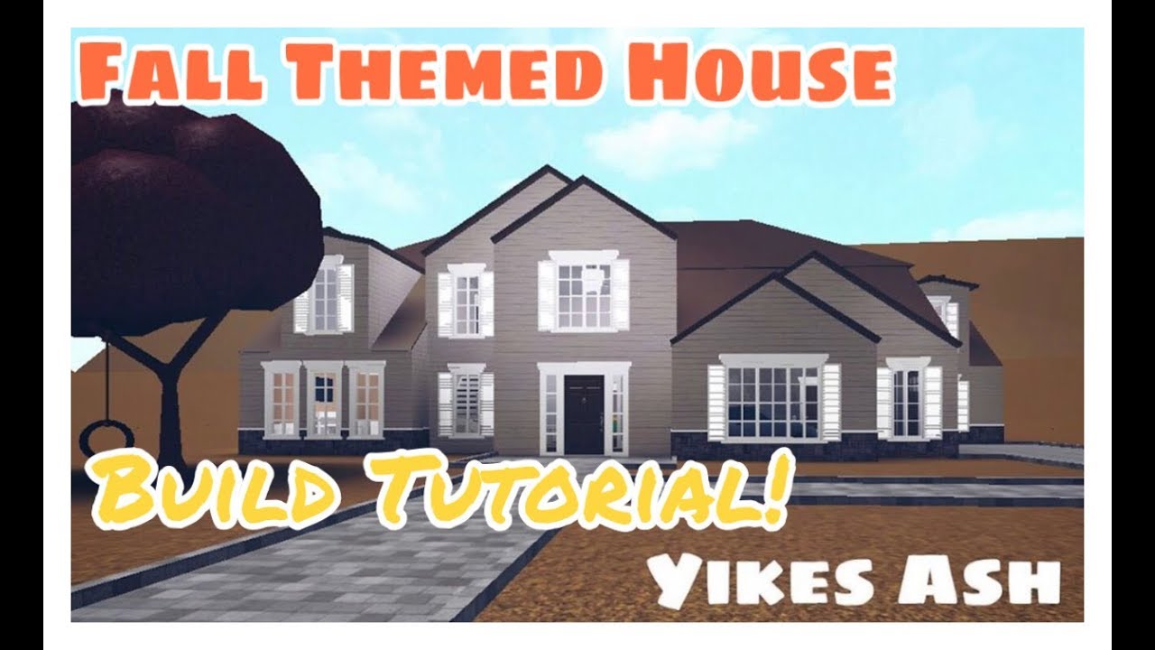 Fall Theme House - Build Tutorial! - YouTube